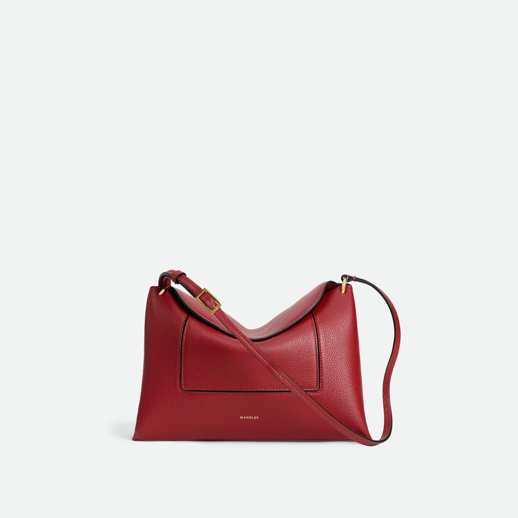 Penelope Slouch Bag - Scarlet Crust – Wandler.com